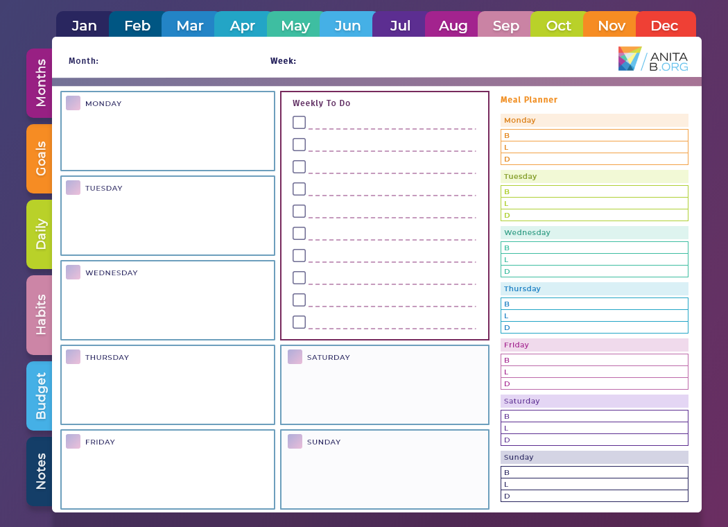 GHC Digital Daily Planner